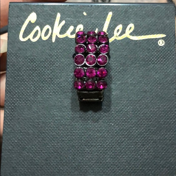 Cookie Lee | Jewelry | Cookie Lee Fuschia Vibe Set | Poshmark